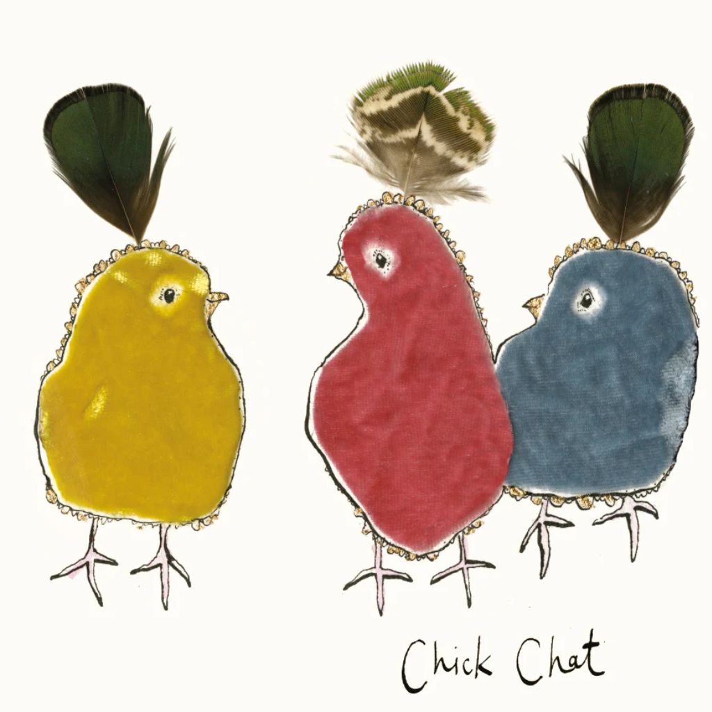 Chick Chat Bird Card
