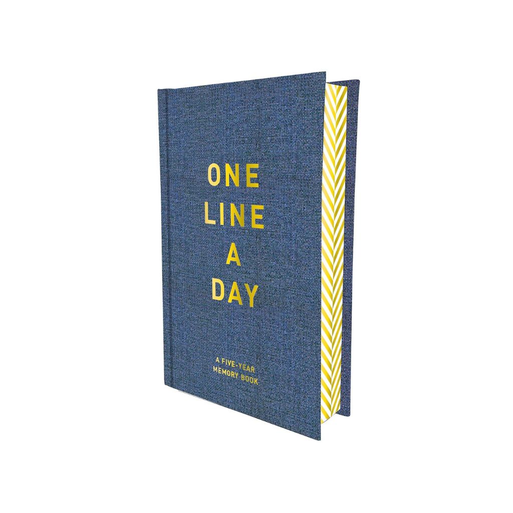 One Line a Day - A Five Year Memory Book Denim