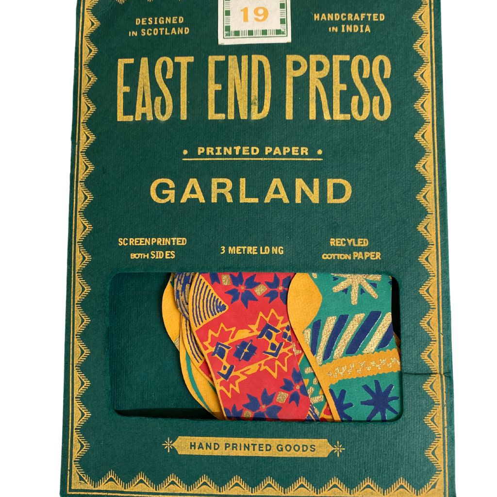 Festive Stockings Sewn Garland