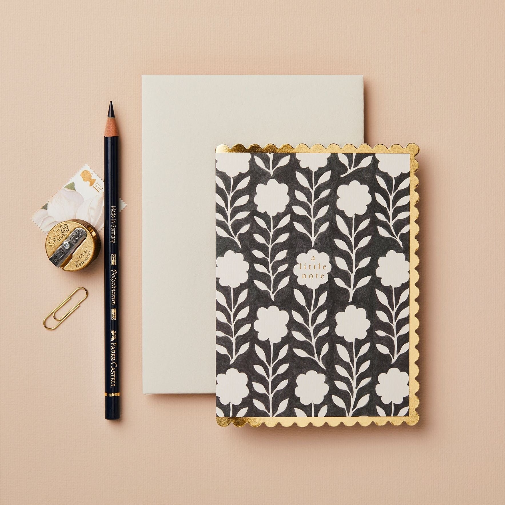 Ink Flora 'A Little Note' Card