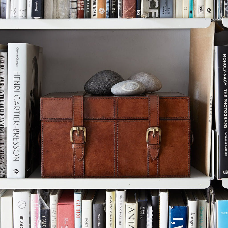 Leather Keepsake Trunk. For momentos and documents. Range of sizes