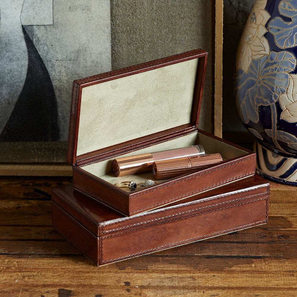 Leather Memento Box - Large