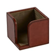 Leather Memo Block Holder Complete With Paper Note Block