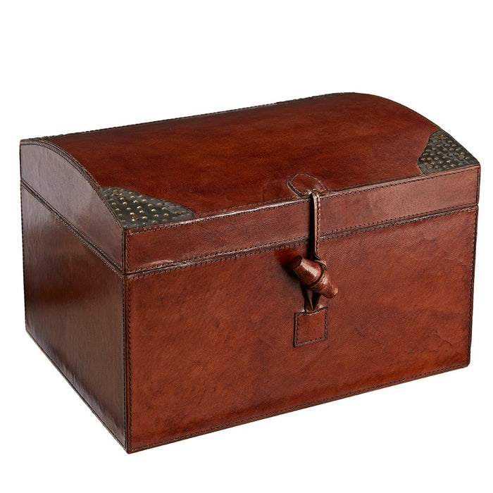 Leather Memory Box to store memorabilia and letters