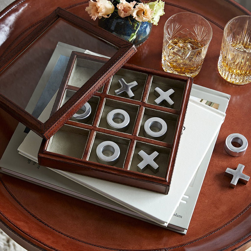 Games - handmade leather boards, high quality dice and playing cards