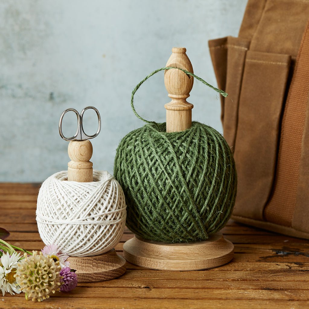 Twine Stand With Cutter - built in blade cutter